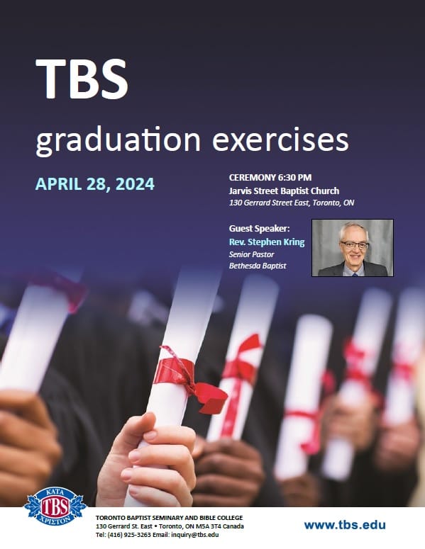 Graduation – Toronto Baptist Seminary